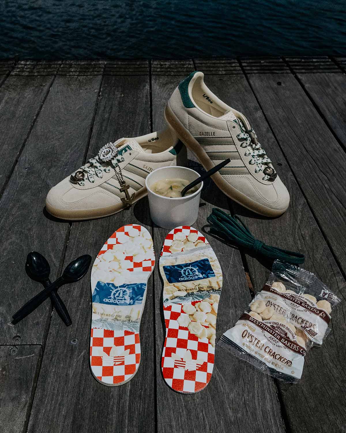 Sneaker Junkies adidas Gazelle Clam Chowder IH1392 - Modern Notoriety