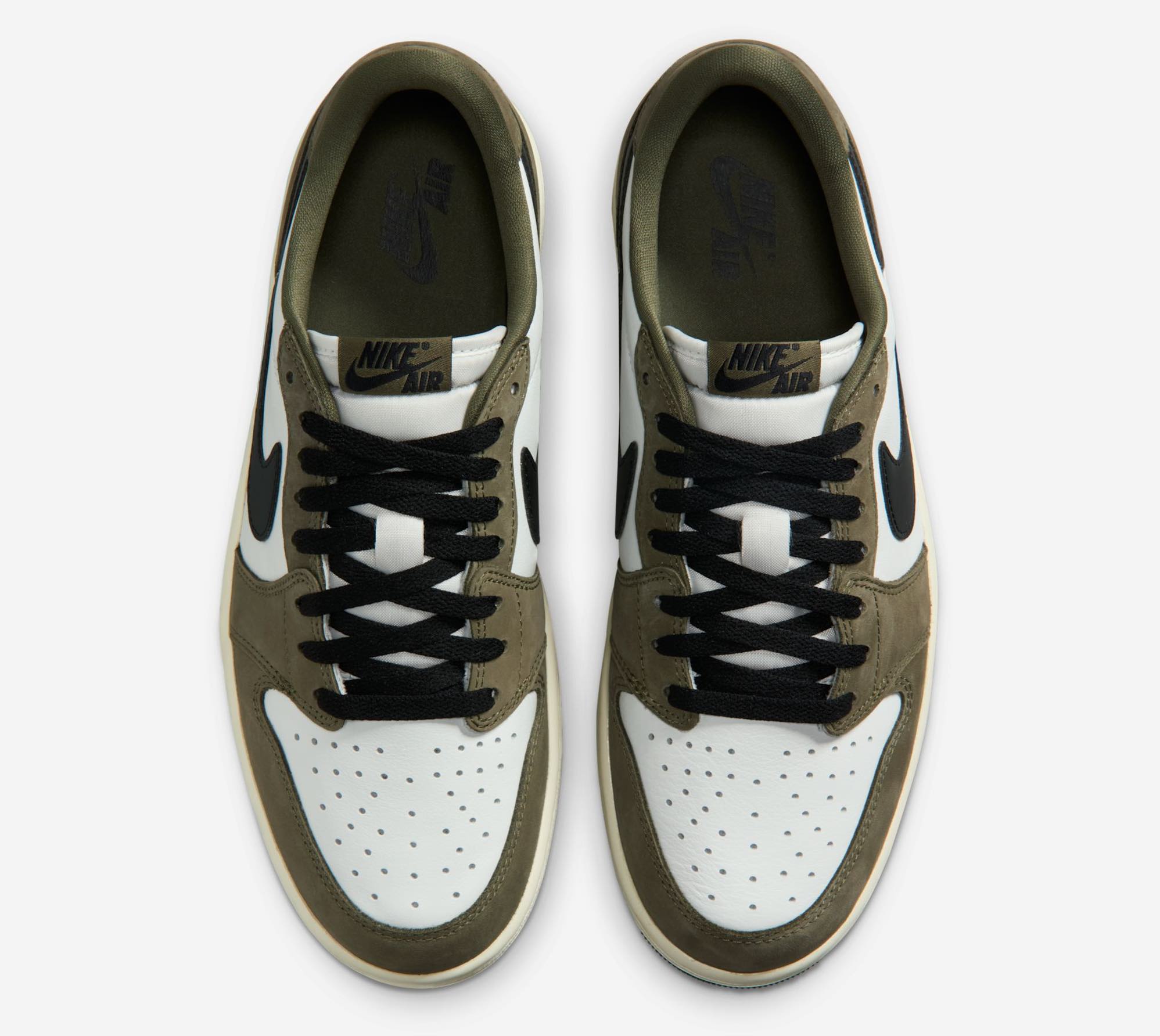 Air Jordan 1 Low OG "Medium Olive" HQ6998-200 Release Date - Modern ...