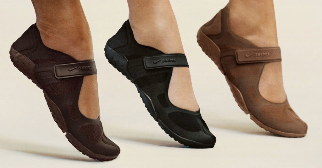 NikeSKIMS Air Rift Mesh Black Brown Release Date - Modern Notoriety