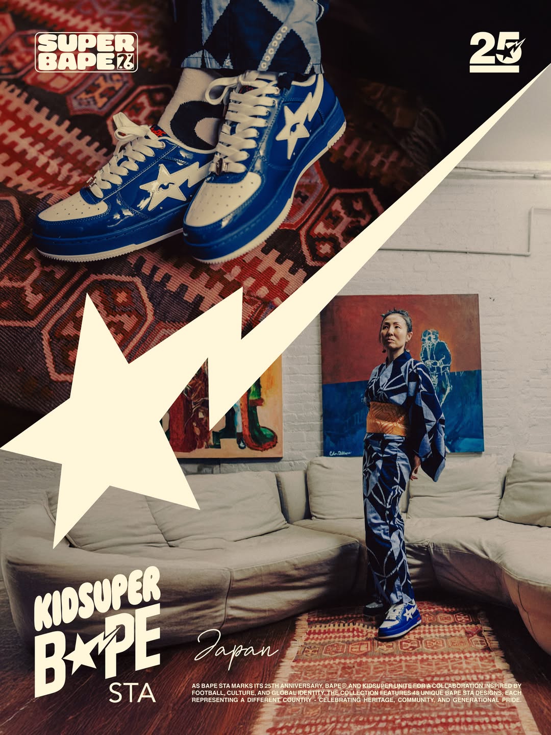 KidSuper x BAPE STA World Cup Collection Release Date - Modern Notoriety
